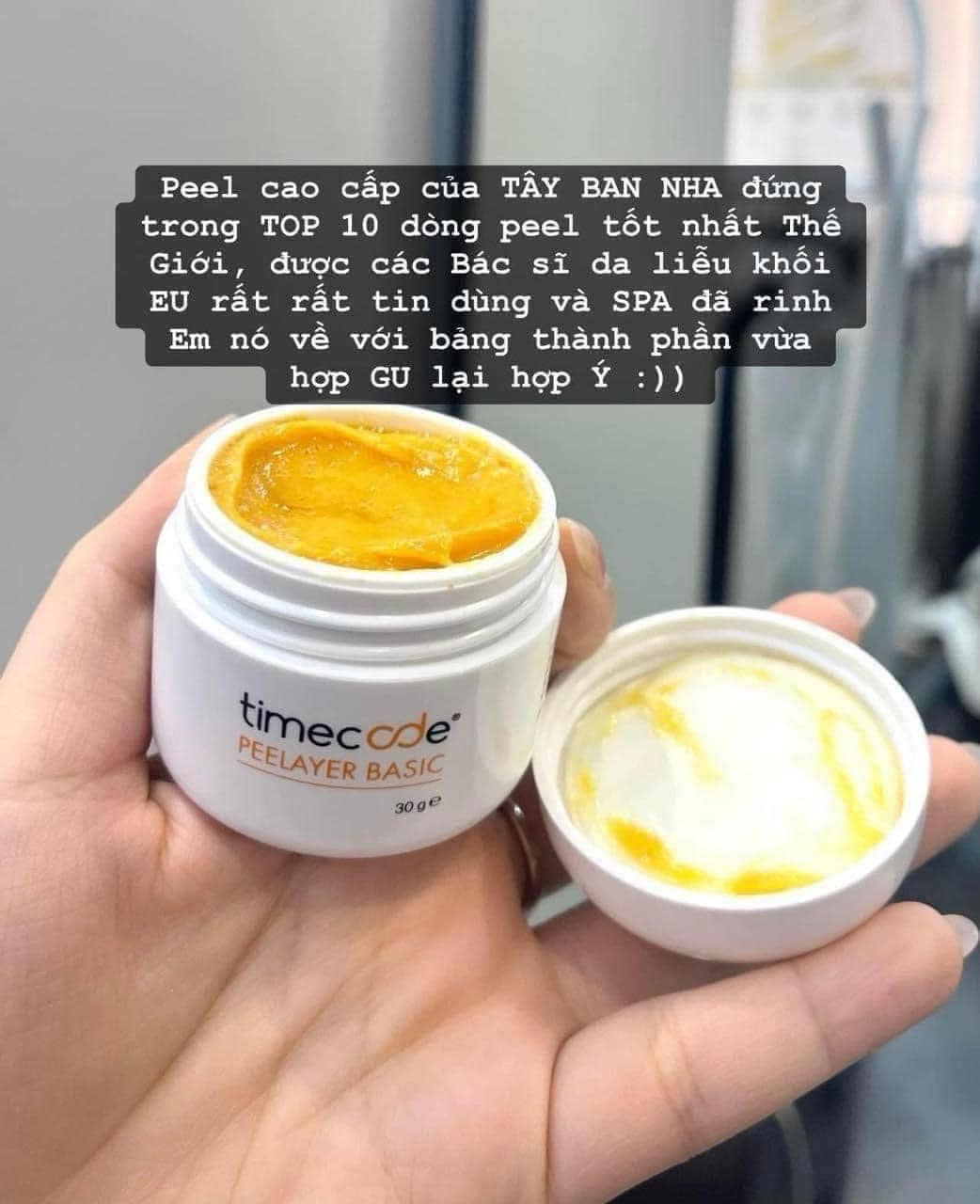 PEEL DA TIMECODE PEELAYER BASIC ĐỀU MÀU DA, SÁNG DA 30G